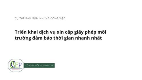 Làm thế nào để được cấp giấy phép môi trường năm 2024